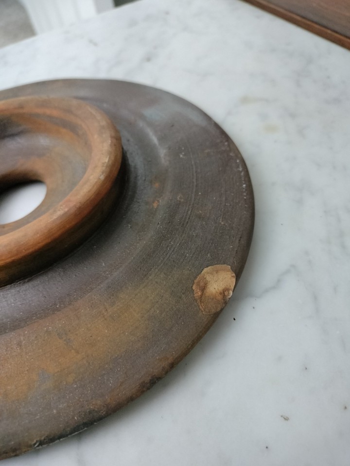 Antique Stoneware Butter Churn Lid 8" | eBay