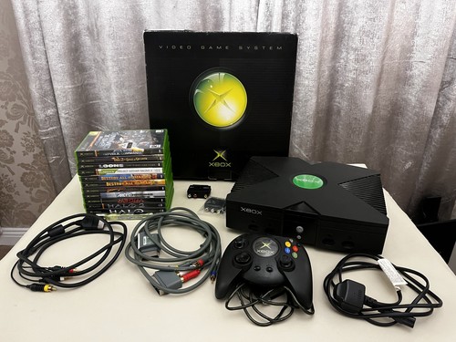Microsoft Xbox Original Console Boxed Bundle Complete with 12 Games ...