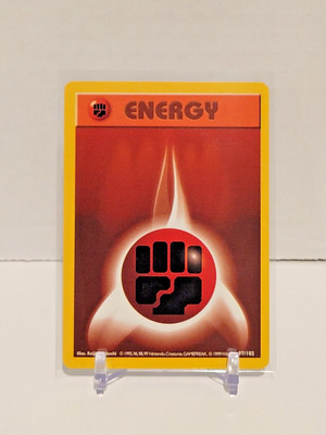 Pokemon TCG - Fighting Energy 097/102 Base Set (Shadowless) Regular ...