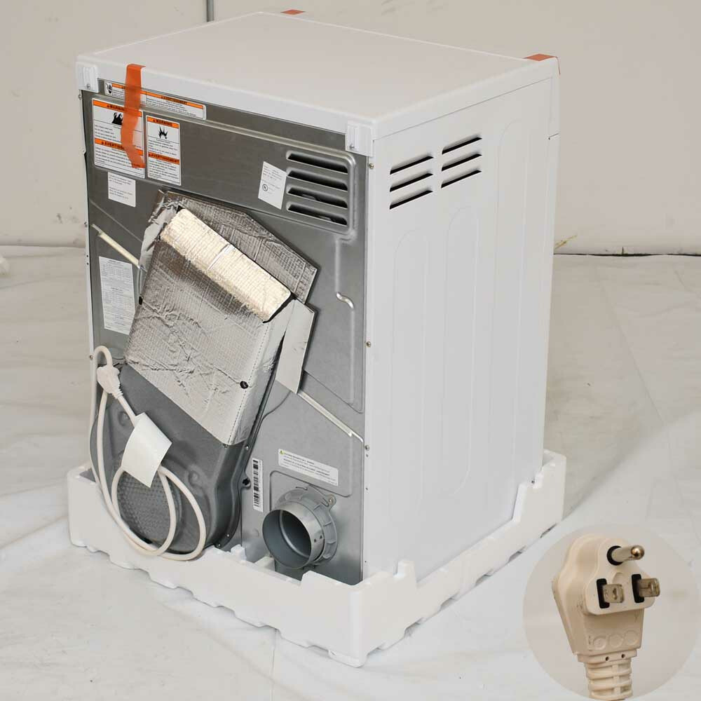 Splendide RV Stackable Dryer 4.0 Cu.Ft. 120VAC 1200 RPM DV6500X White ...