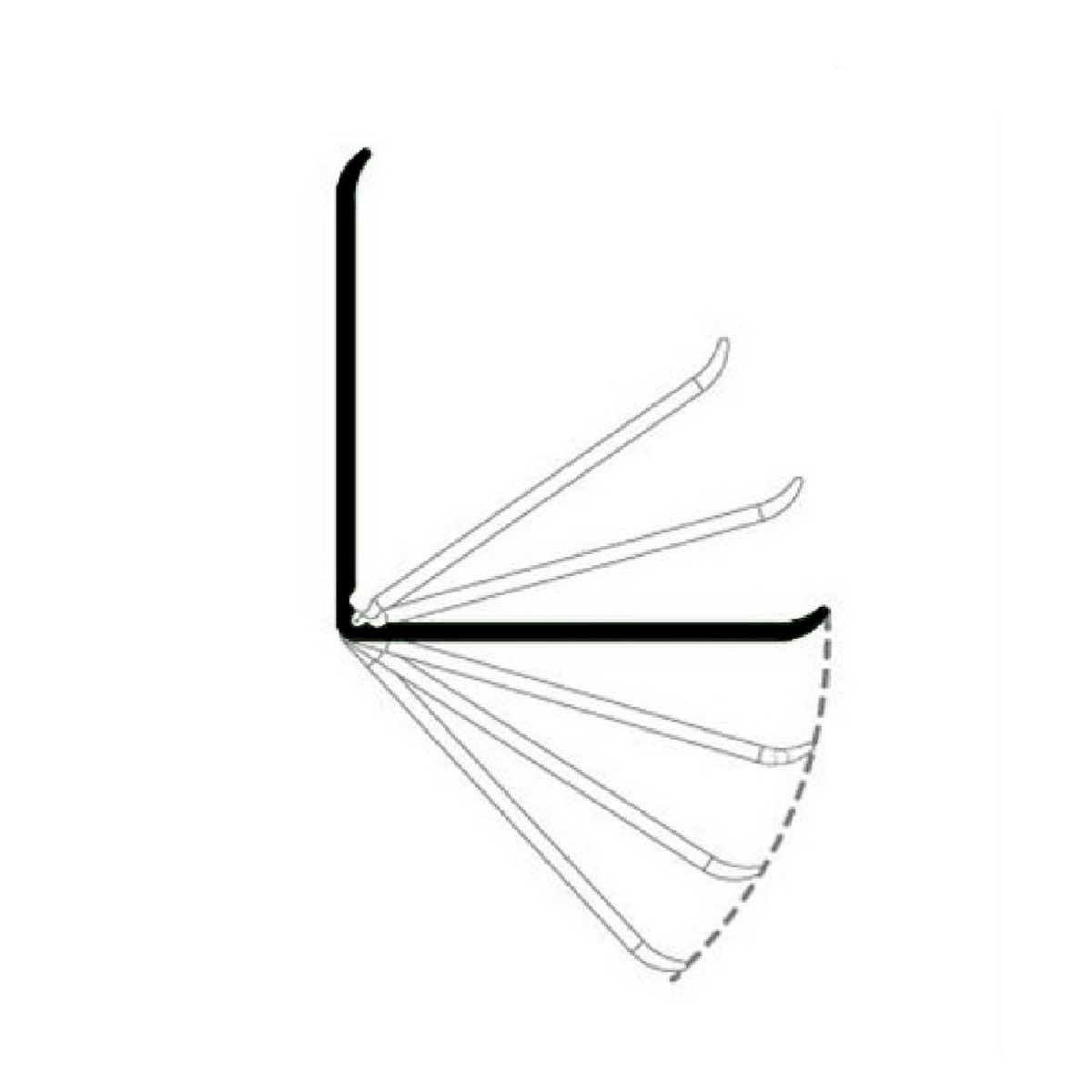 Pvc Plastic Strip UPVC Flexible Angle Cover Trim - 15mm X 15mm, 5 ...