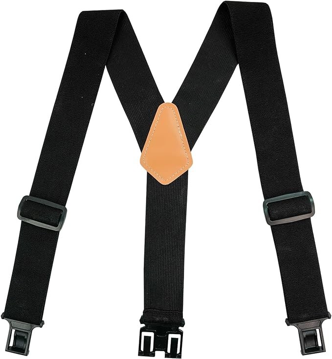 Belt Clip Suspenders Men Perry Suspenders with 2 Inch Width Non Metal ...