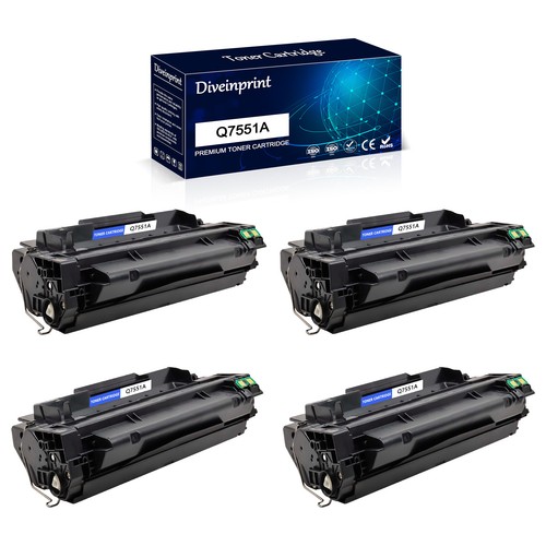 4PK Q7551A 51A High Yield Black Toner Cartridge For HP M3035xs MFP ...