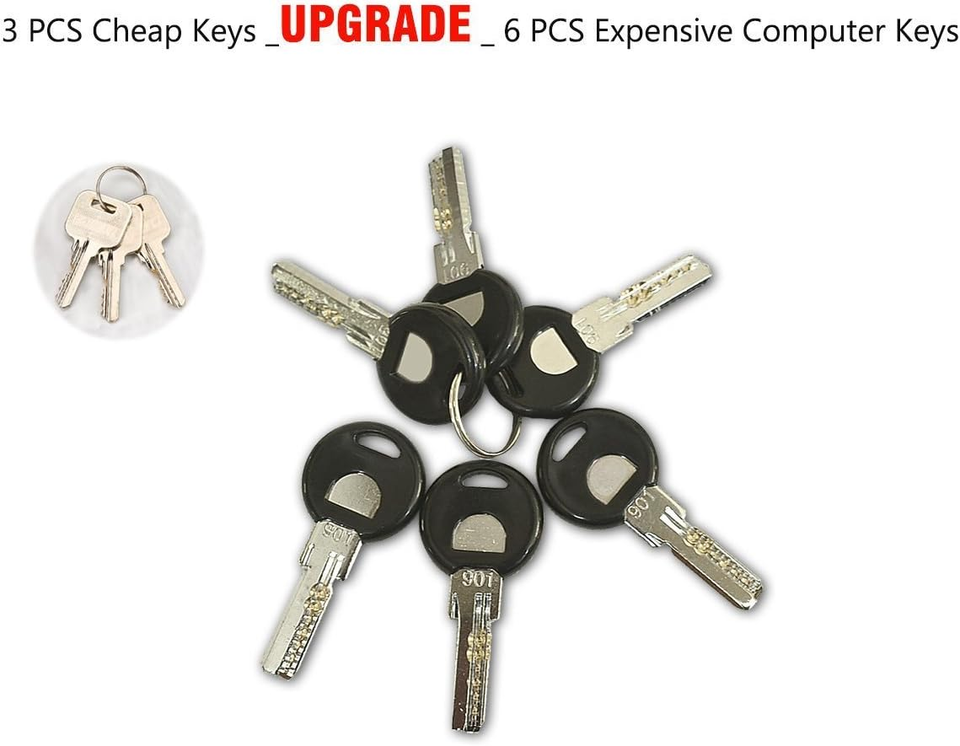 Upgrade Electric Door Lock - 6 Keys, Stainless Steel, for All Door ...