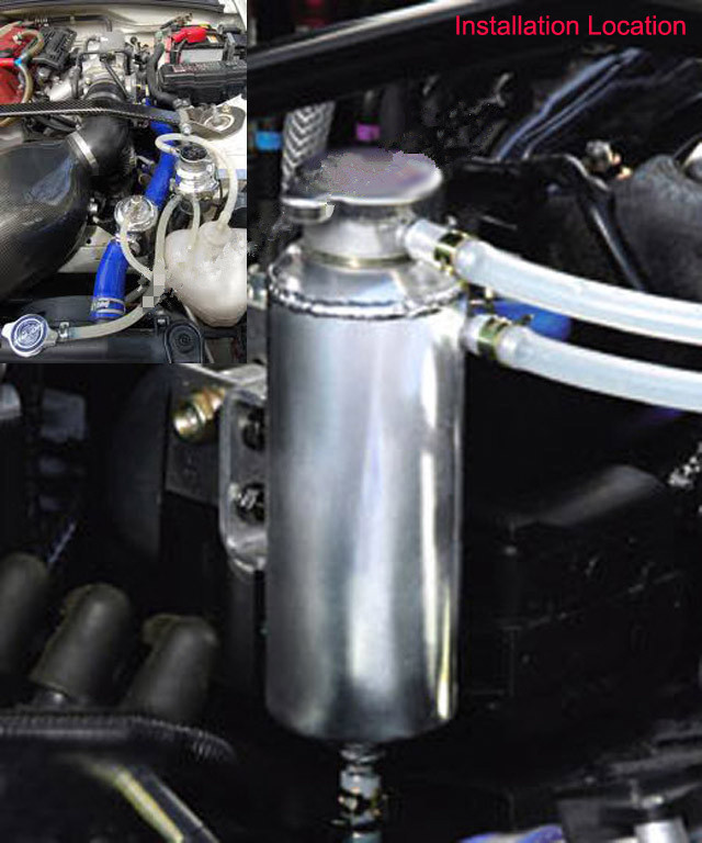 350ml Overflow Catch Tank Radiator Coolant Expansion Tank Bottle Header ...