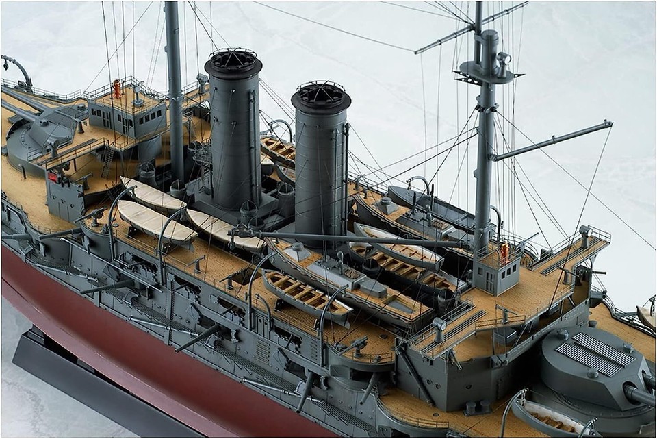 Wave 1/200 Battleship Mikasa Total Length 66cm Plastic Model BB001 | eBay