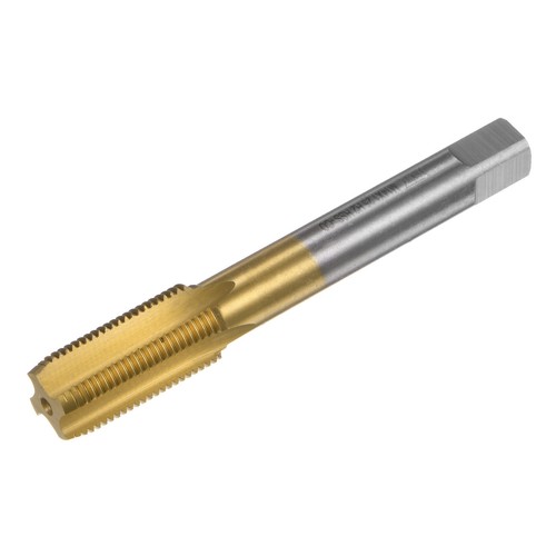 M14 x 1.25 Titanium Coated M35 High Speed Steel Straight Flute Metric ...