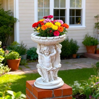 Angel Flowerpot Adornment Resin Crafts European Style Plant Pot Roman ...