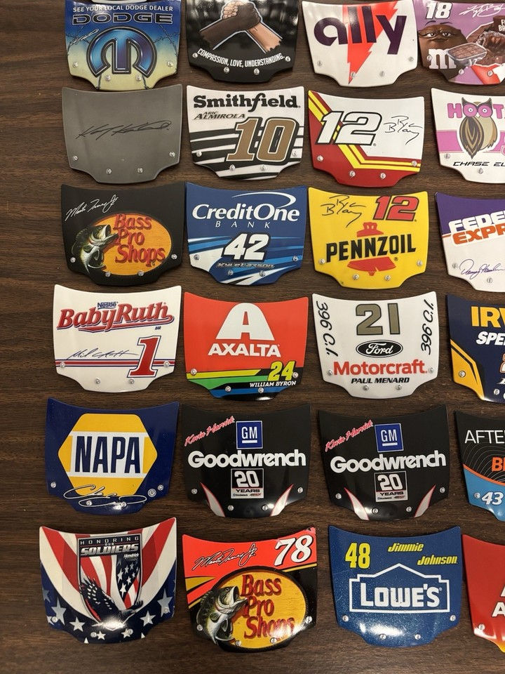 Lot Of 64 Nascar Plastic Hoods | eBay