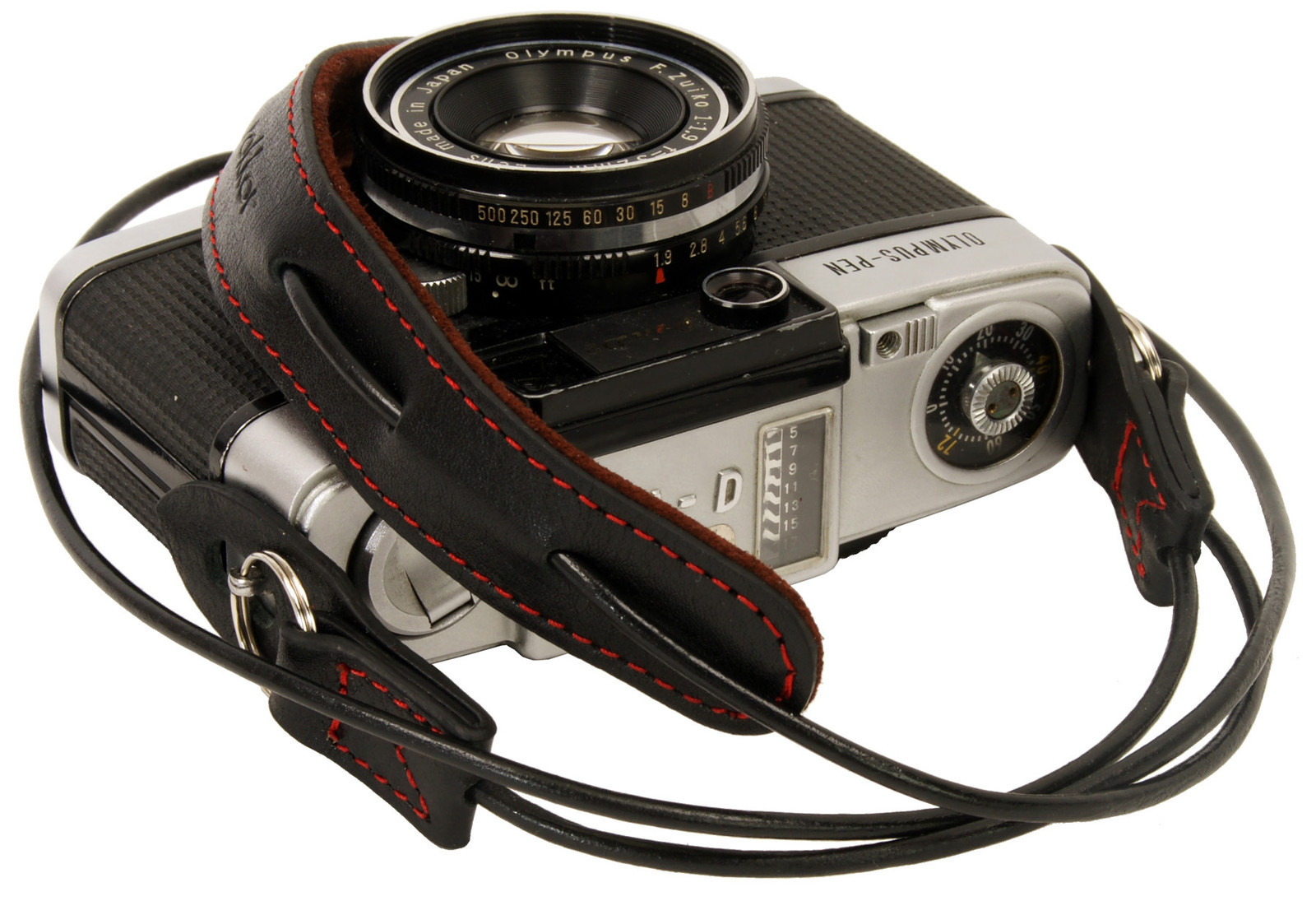 Black leather cord neck strap for RF film Digital camera NEX E-P X10 ...