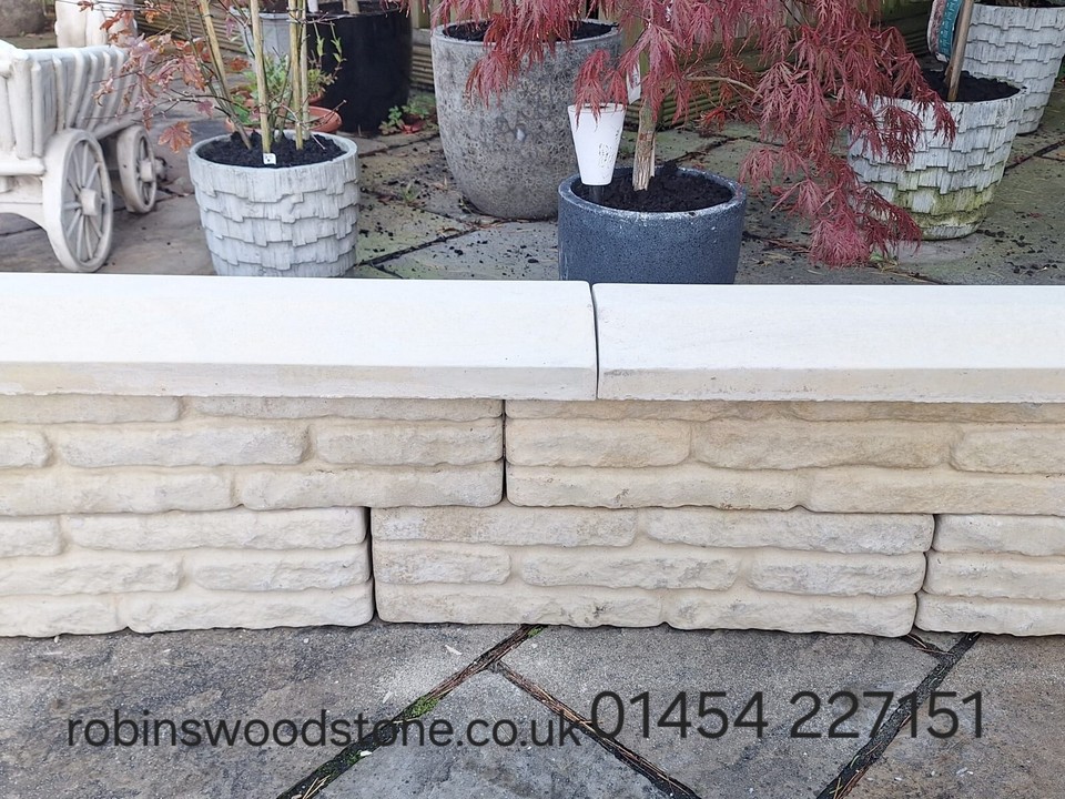 Concrete Walling Blocks In Cotswold Buff x 46 (DELIVERY EXCEPTIONS ...