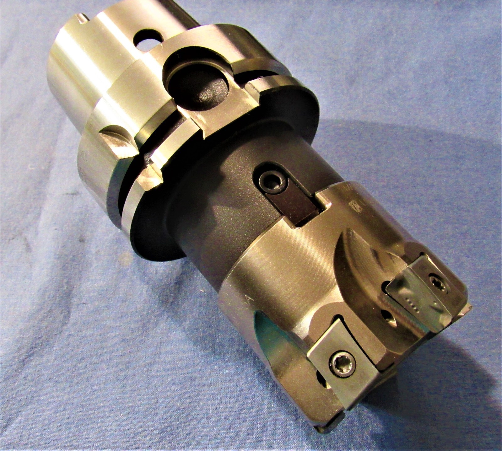 HSK63A SECO R220.94-02.00-12-5A 2" DIA. Indexable 5 Tool Shell Mill ...