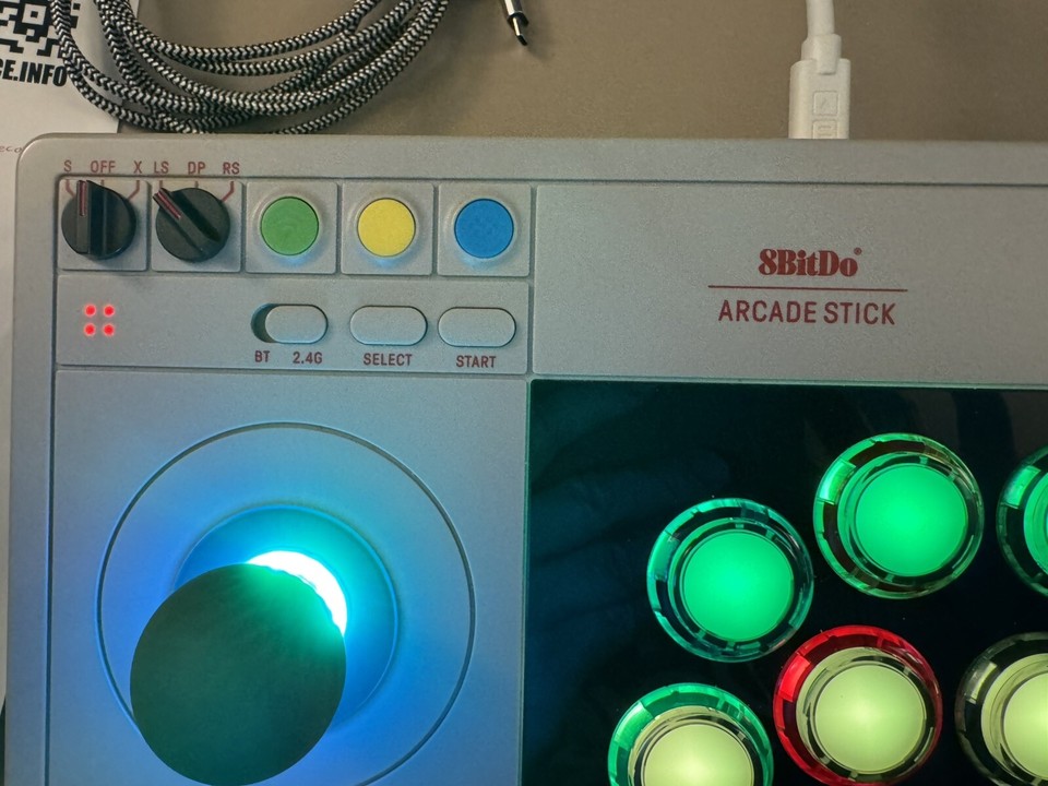 Modded 8Bitdo Arcade Stick for PC USB C And USB A Wired Only. Not ...