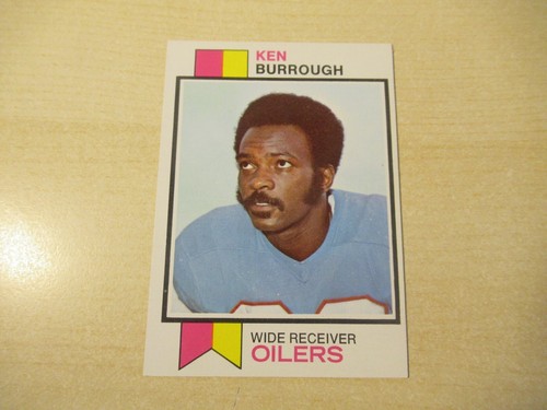 1973 TOPPS FOOTBALL KEN BURROUGH #354 OILERS HIGH GRADE SETBREAK FREE ...