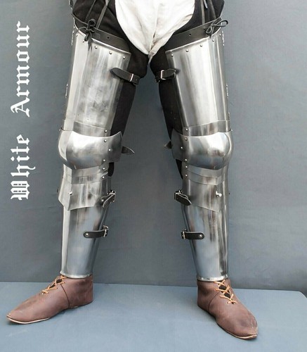 Medieval Greek Full Leg Guard Larp Sca Christmas Costume Armor Replica ...