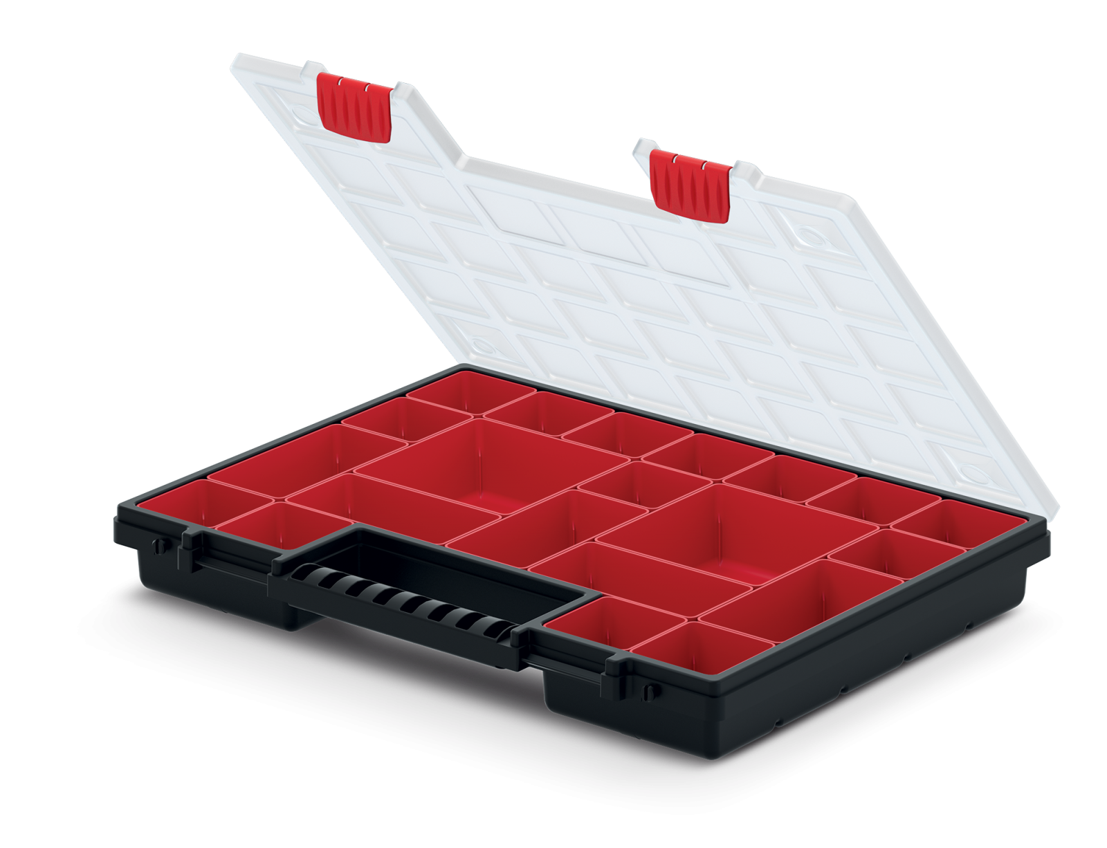 DIY Organiser STORAGE CASE Small Parts Carry Tool Box Screws Craft ...