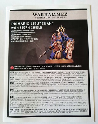 Gamesworkshop Primaris Lieutenant With Storm Shield Limited Edition ...
