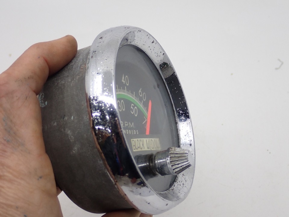 Vintage Pontiac 7,000 RPM Tachometer OEM GM Muscle Car RPM Gauge Black ...