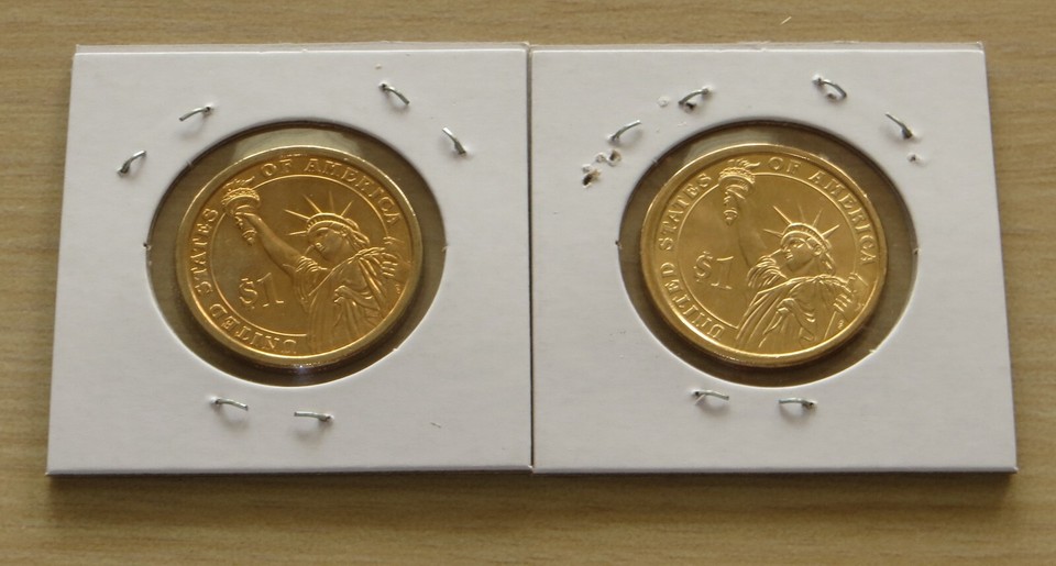 2-2013p US Mint William Howard Taft Dollar 1P9,10 US Mint Woodrow ...