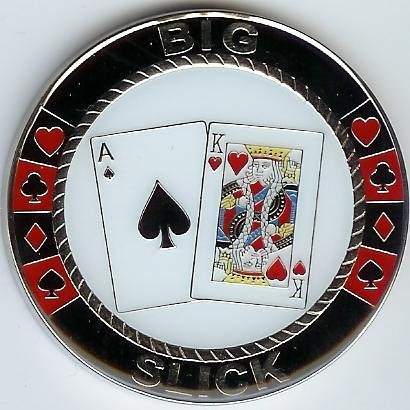 Big Lick & Slick Poker Weight Chip Card Cover Guard Coin | eBay