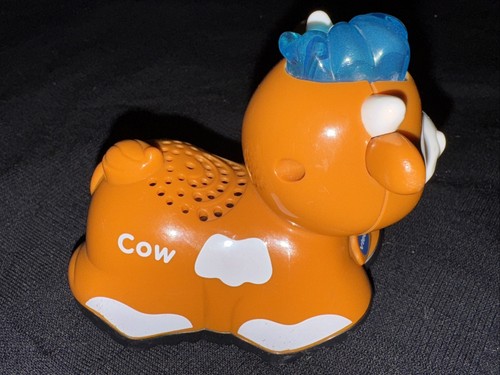 VTech Go Go Smart Wheels COW Farm Zoo Animal Lights Sound Music Brown ...