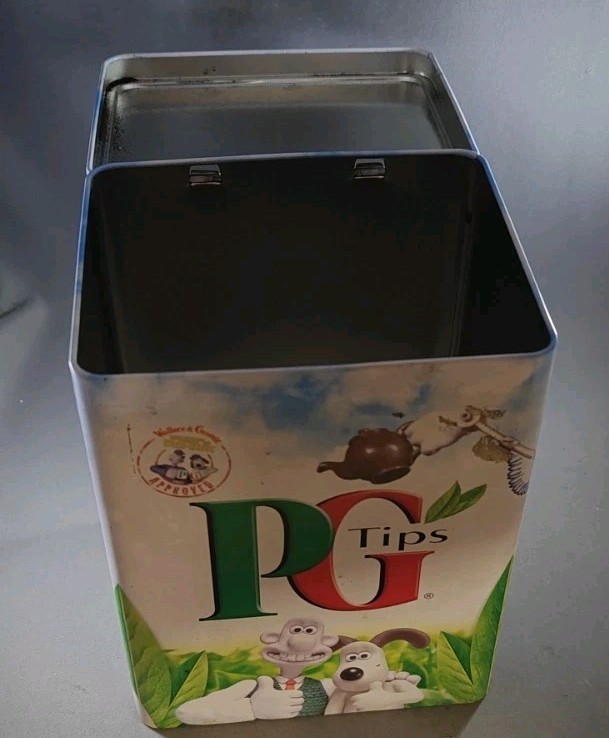 PG Tips Tea Tin Caddy Wallace Gromit the Curse of the Were Rabbit | eBay UK