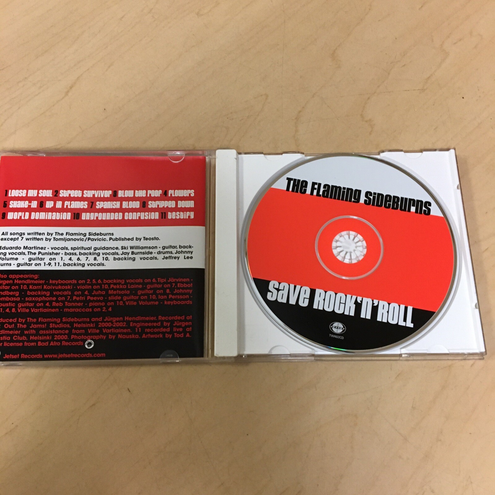 Save Rock n Roll (CD) by the Flaming Sideburns AOB | eBay
