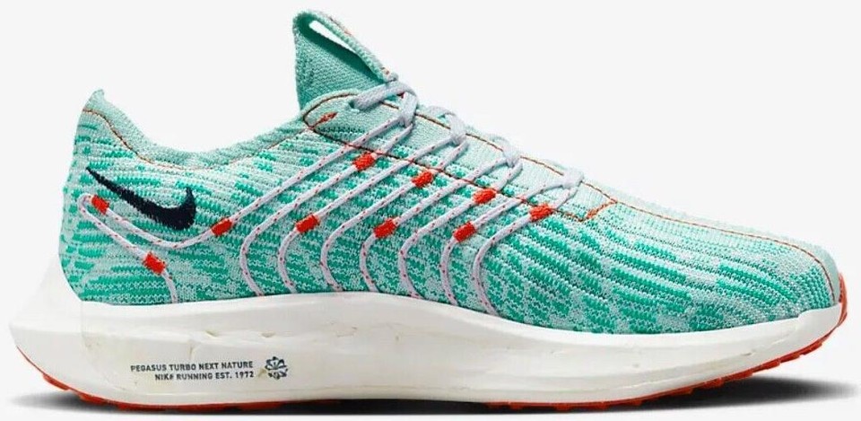 Nike Pegasus Turbo Next Nature Jade Ice Picante Red W for sale ...