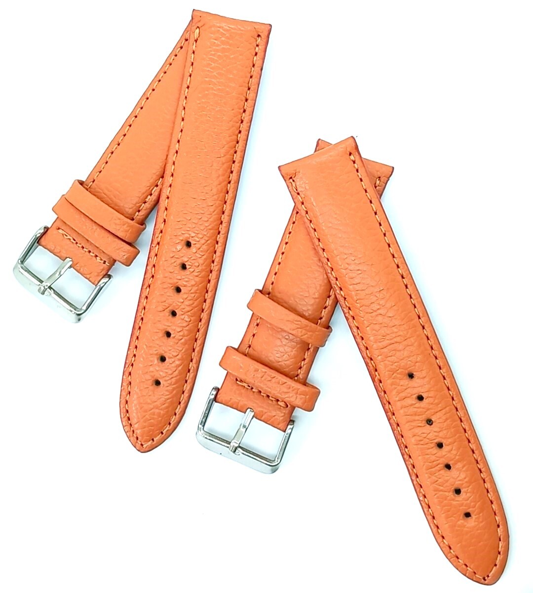 PADDED GENUINE LEATHER HANDMADE TAN WATCH STRAP BAND 18MM 20MM 22MM ...