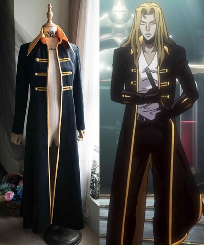 Castlevania Cosplay costume Alucard Sypha costume outfit uniform jacket ...