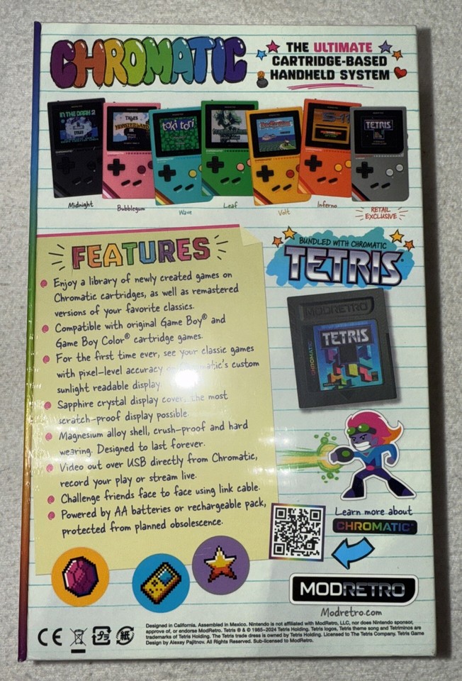 ModRetro Chromatic GameStop Grey: 1st Edition - w/ Buck The Bunny Charm ...