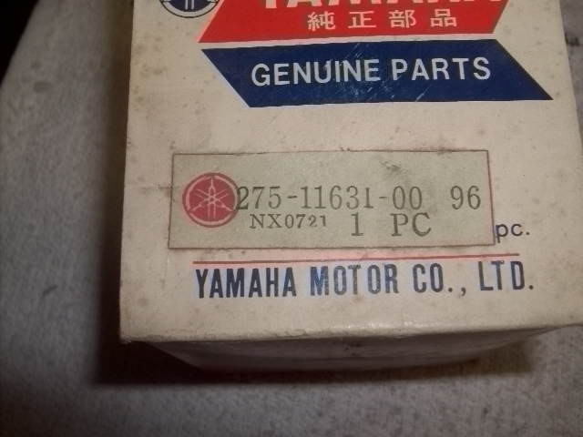 Yamaha OEM NOS piston std bore 275-11631-00-96 RT1 RT1MX RT1B RT1M ...