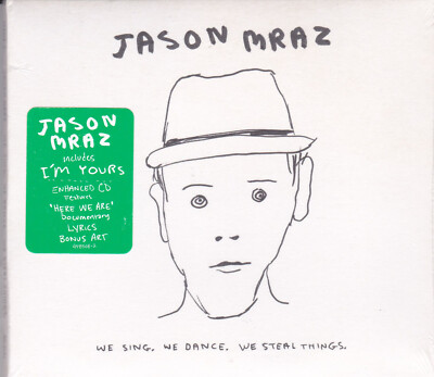 We Sing, We Dance, We Steal Things CD by Jason Mraz New Sealed Hype ...
