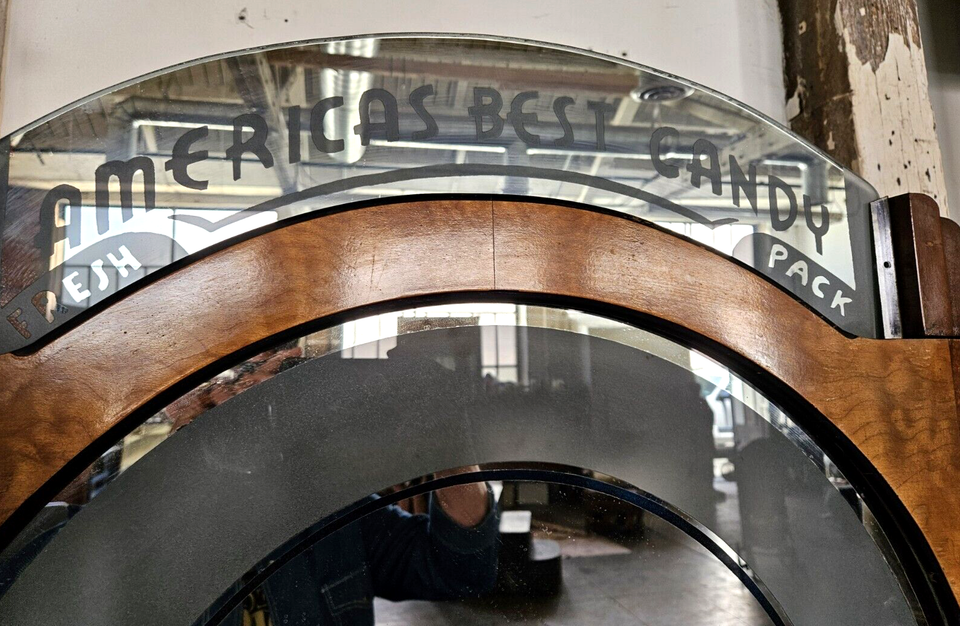 Vtg 1920s Antique Art Deco AMERICAS BEST Coin-Op Movie Theater Candy ...