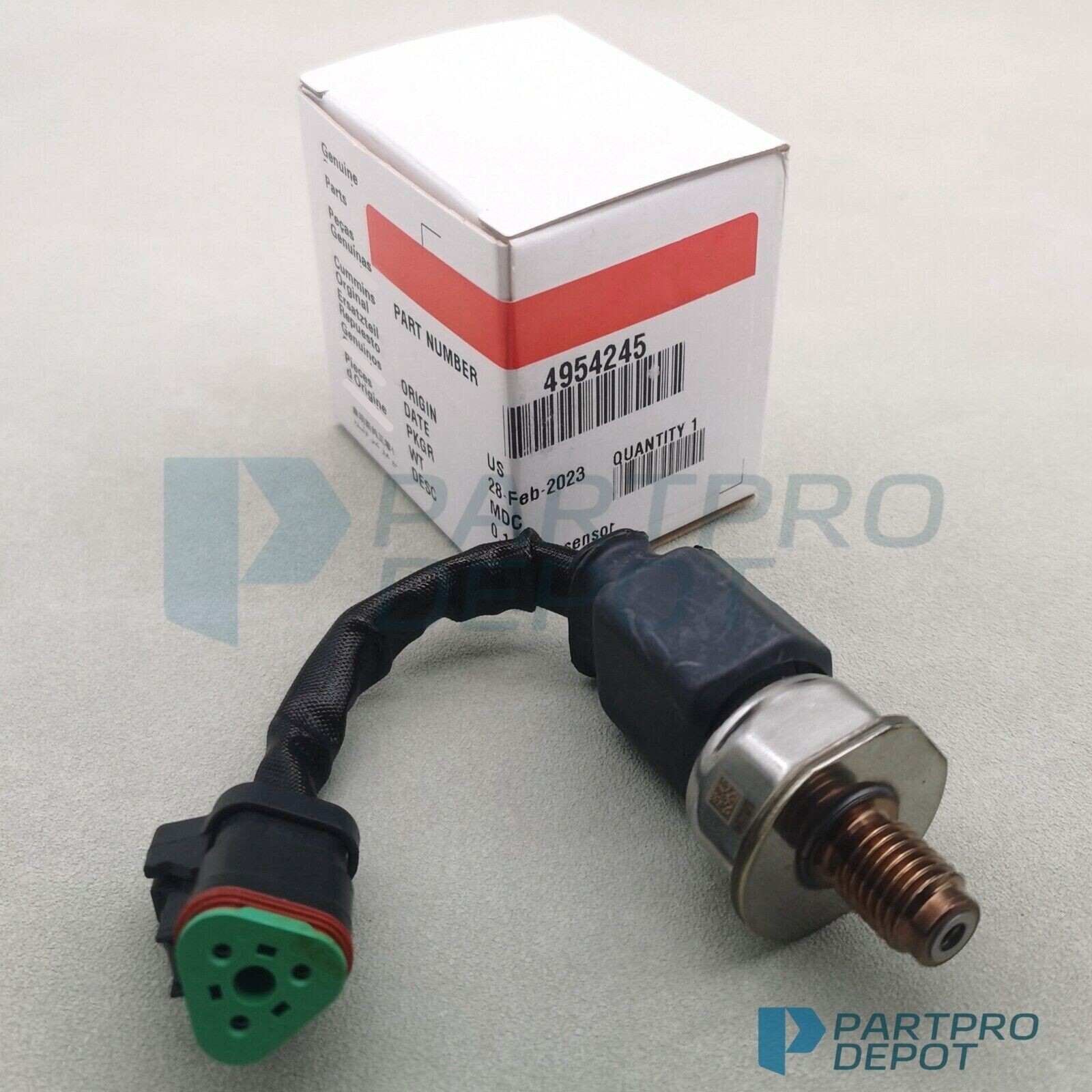 GENUINE OEM Fuel Oil Pressure Sensor for Cummins 5PP5-3 5PP53 1760323 ...