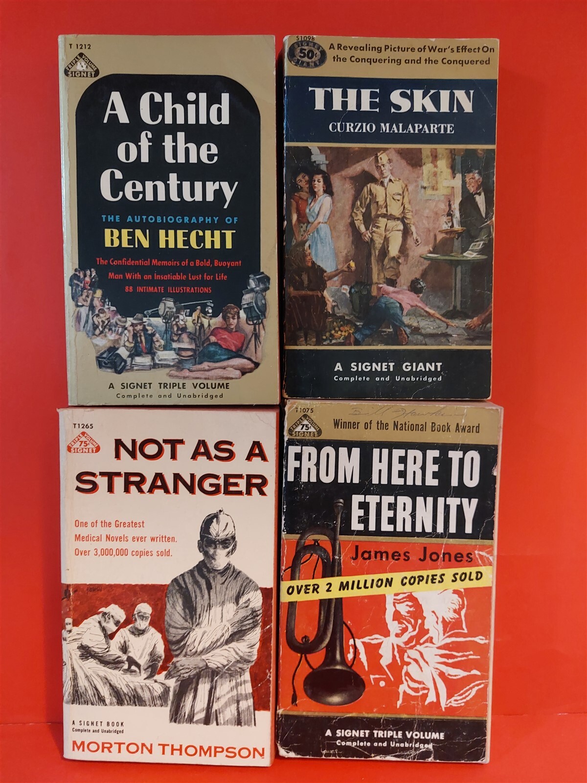 LOT OF 4 VINTAGE SIGNET PAPERBACKS - MIXED LOT 131 - POOR CONDITION | eBay