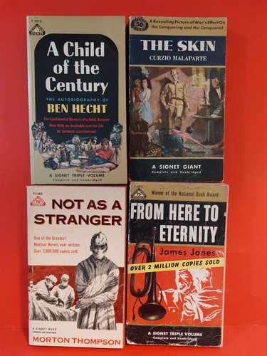 LOT OF 4 VINTAGE SIGNET PAPERBACKS - MIXED LOT 131 - POOR CONDITION | eBay