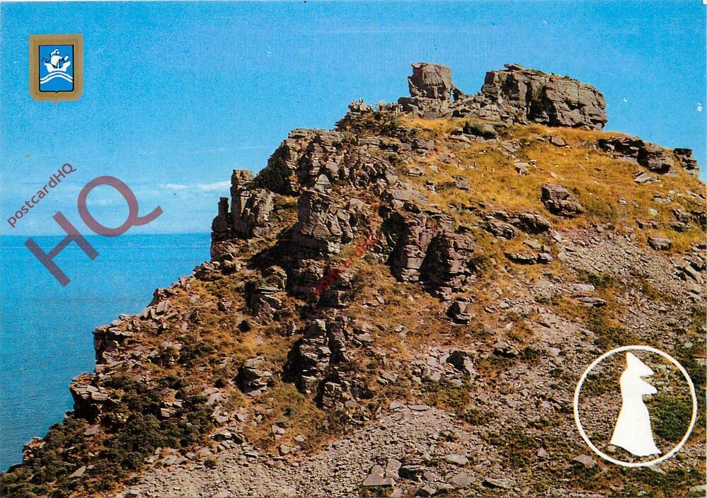 Picture Postcard>>Lynton, the White Lady, Valley of Rocks | eBay UK