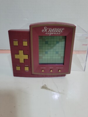🔥Hasbro 1999 Scrabble Express Hand Held Electronic Game Tested ...