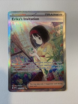Pokemon TCG Erika's Invitation 203/165 S&V 151 Special Illustration ...