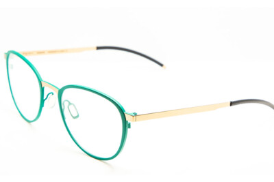 Orgreen WINONA 608 Matte Green / Sandblasted Gold Titanium Eyeglasses ...