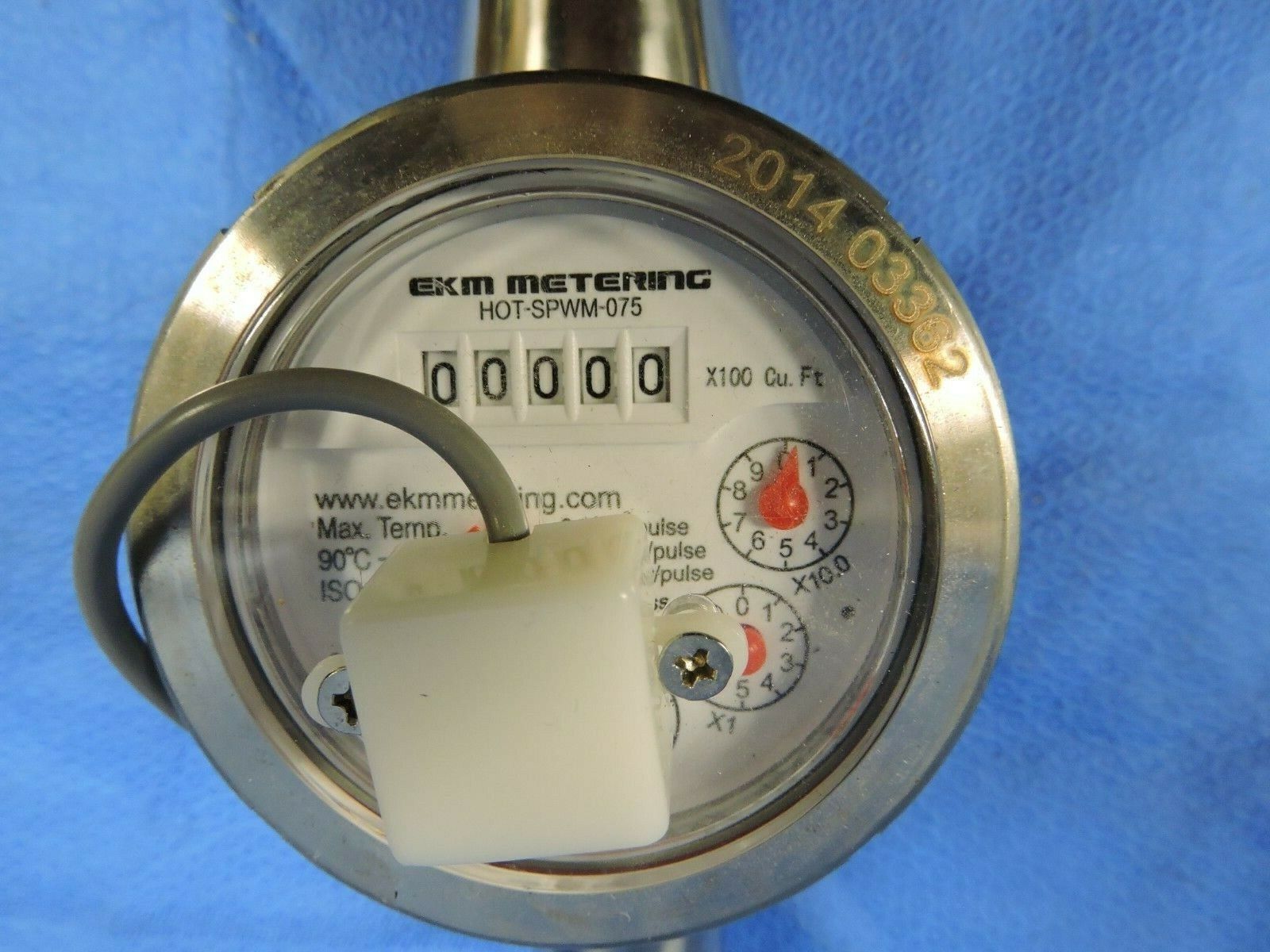 NEW EKM Metering 3/4" Water Meter - Stainless Steel, Pulse Output SPWM ...