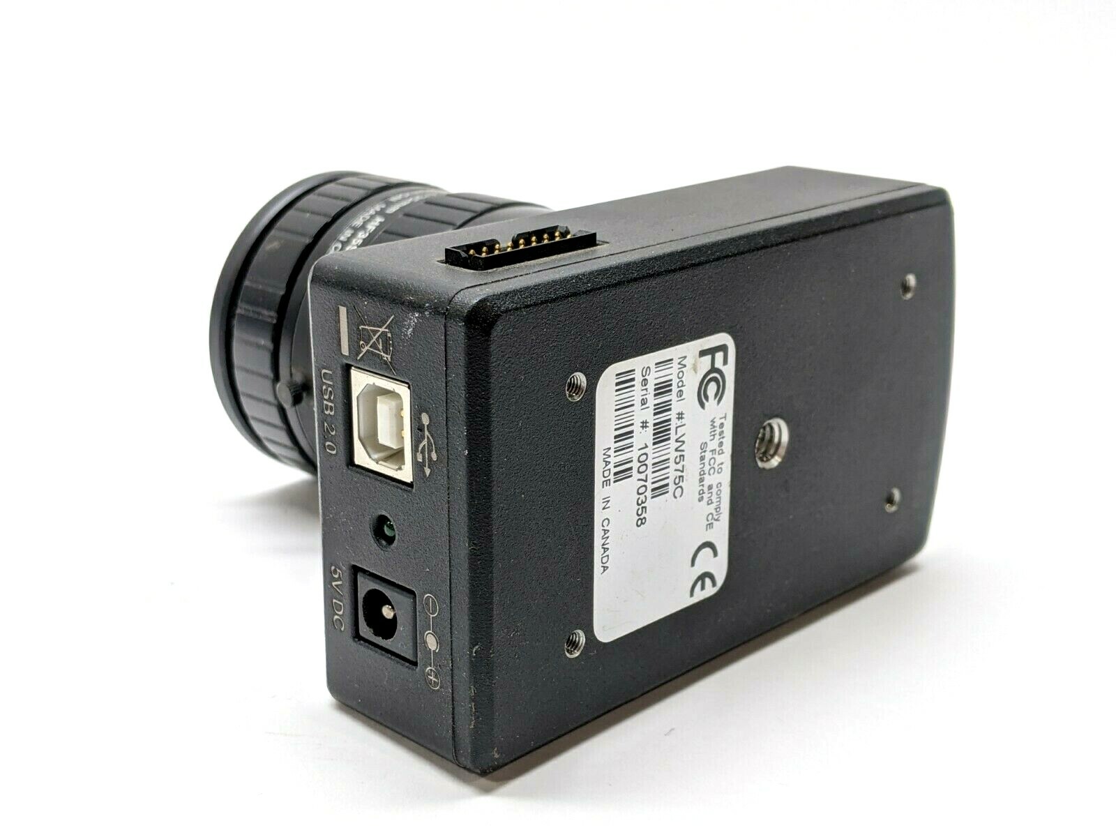 Lumenera LW575C Multi-Megapixel USB Camera w/ Fujinon HF35SA-1 Lens 1 1 ...