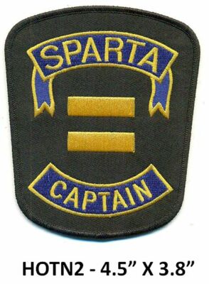IN THE HEAT OF THE NIGHT - SPARTA POLICE CAPTAIN PATCH - HOTN2 | eBay