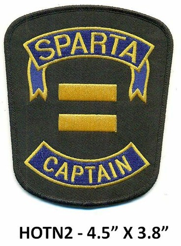 IN THE HEAT OF THE NIGHT - SPARTA POLICE CAPTAIN PATCH - HOTN2 | eBay