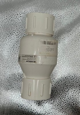 Everflow 1 1/2" PVC Solvent Spring Check Valve | eBay
