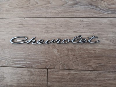 CHEVY SCRIPT METAL Emblem, 10.5 Inches | eBay