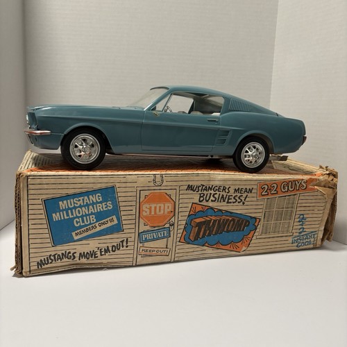 1960s Wen-Mac AMF Ford Mustang GT Fastback 2 + 2 16” Model w/box | eBay