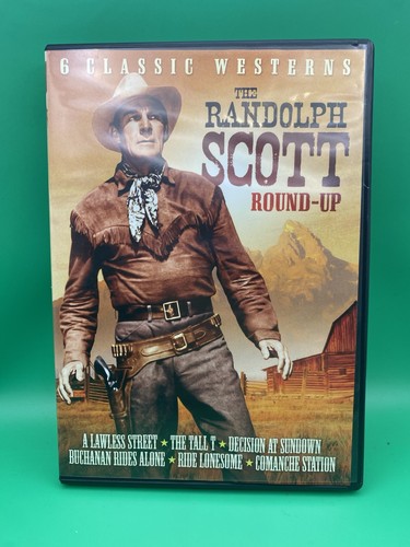 The Randolph Scott Roundup 6 Classic Westerns DVD The Lawless Street ...