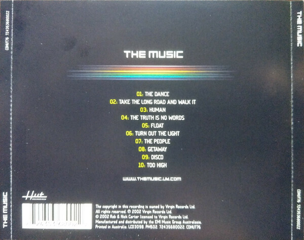 The Music ‎– The Music CD MUSIC ALBUM DISC EXCELLENT RARE AU STOCK ...
